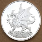 Welsh red dragon commemorative coin - Custom Coins